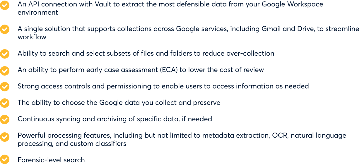 The ultimate guide to Google eDiscovery with Workspace and Vault
